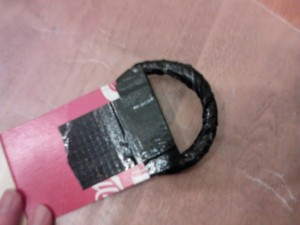 How to make a duct tape belt from cardboard